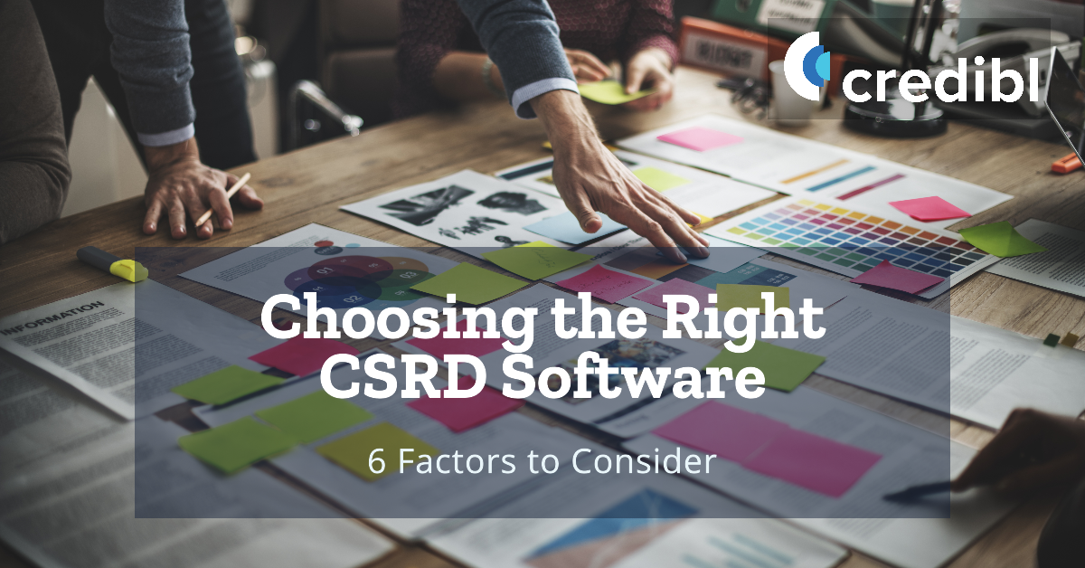 How to Choose the Right CSRD Software? - Credibl